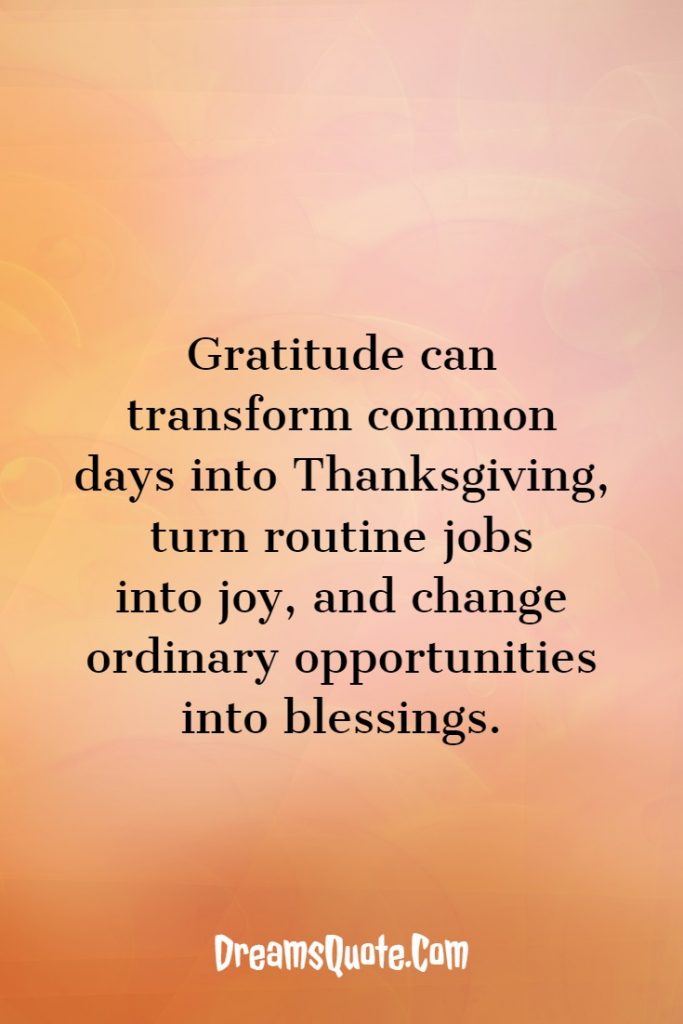 28 Inspirational Thanksgiving Quotes And Sayings - Dreams Quote