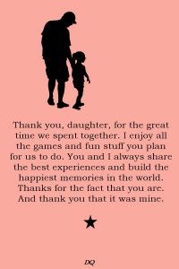 100 Thank You Messages for Daughter, Wishes and Quotes - Dreams Quote