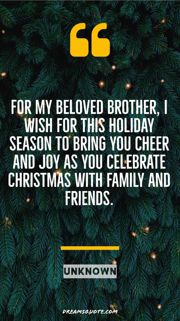 45 Merry Christmas Messages For Brother - Merry Christmas Images ...