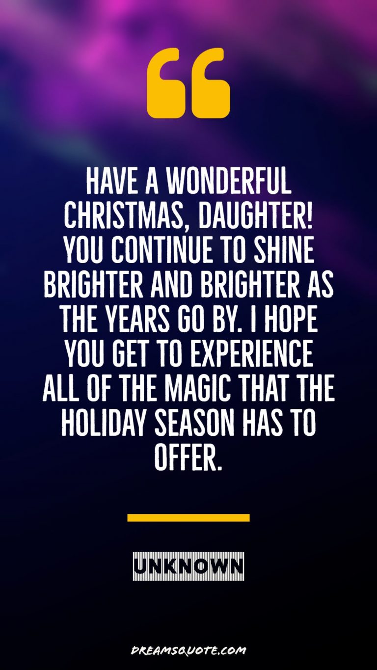 95 Best Christmas Messages for Daughter - Happy Christmas - Dreams Quote
