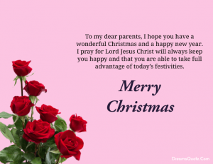140 Christmas Wishes For Parents - Xmas Messages - Dreams Quote