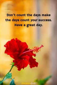 45 Great Day Quotes - Wish Someone A Good day - Dreams Quote