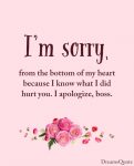 Professional Apology Message To Boss – Sorry Messages - Dreams Quote
