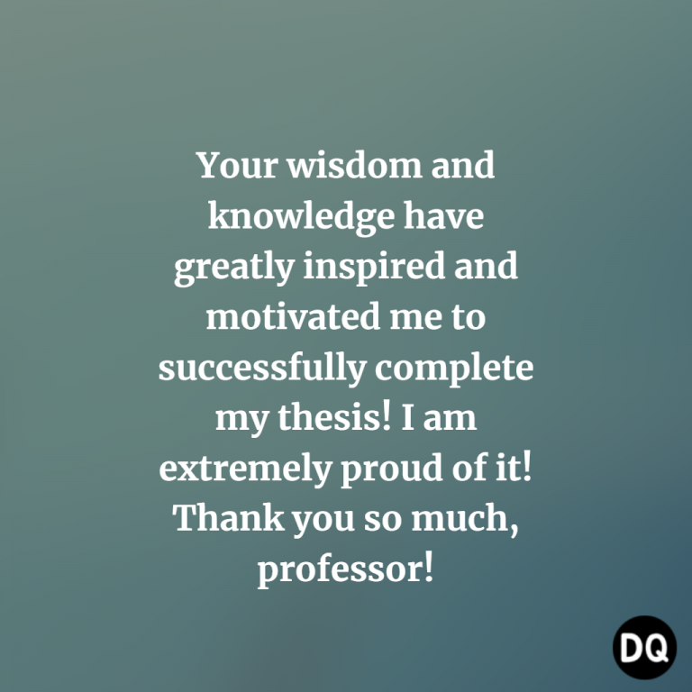 Thank You Messages to Professor - Appreciation Messages - Dreams Quote