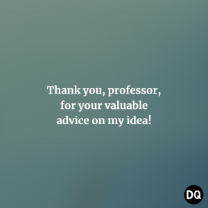 Thank You Messages to Professor - Appreciation Messages - Dreams Quote