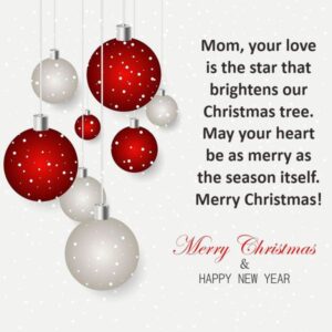 50 Best Merry Christmas Wishes For Mom - Dreams Quote