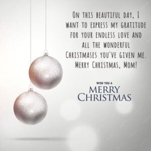 50 Best Merry Christmas Wishes For Mom - Dreams Quote