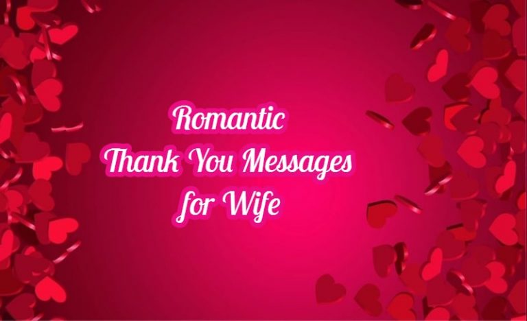 38 Romantic Thank You Messages for Wife - Dreams Quote