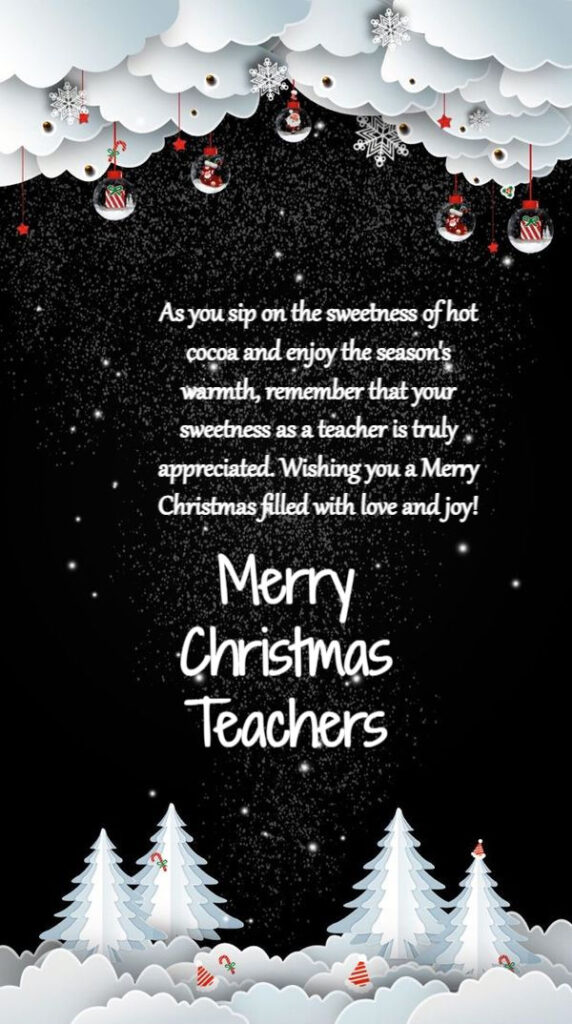 208+ Best Christmas Wishes for Teachers: Quotes & GIFs
