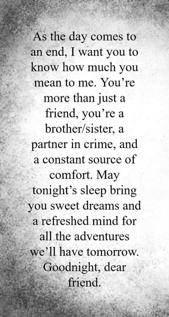 20 Long Goodnight Messages for a Friend - Dreams Quote
