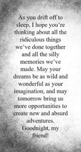 20 Long Goodnight Messages for a Friend - Dreams Quote