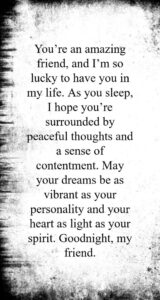 20 Long Goodnight Messages for a Friend - Dreams Quote